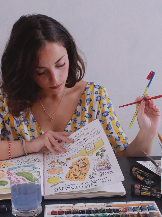 Disegnare è la mia cura giornaliera: l'inclinazione di Roberta - Tau Marin